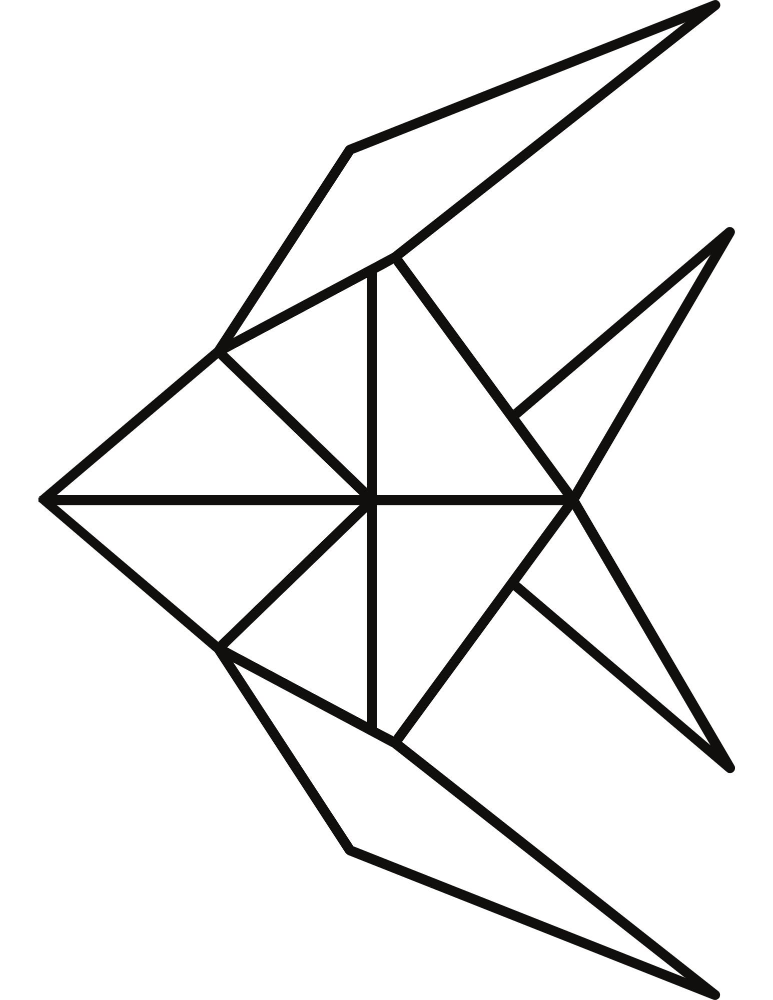 Geometric Line Animals - Origami - Etsy