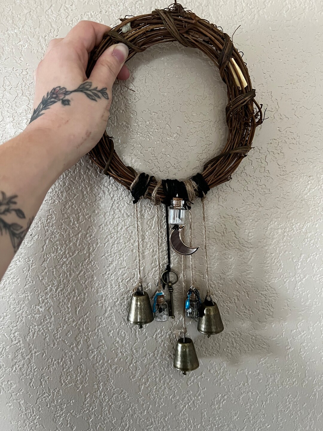 Witch Bells, Doorknob Bells, Wreath Bells, Protection Bells, Handmade ...