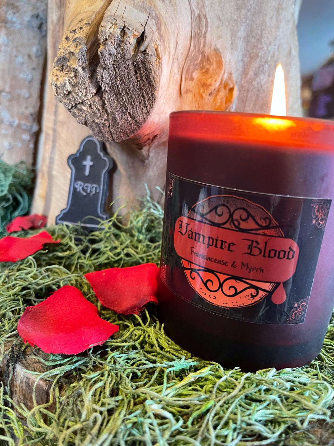 Vampire Blood Candle: Frankincense and Myrrh Scent - Etsy