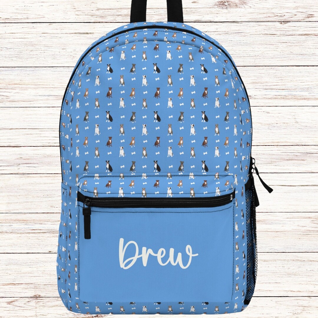 Personalized Dog Backpack Personalized Pitbull Backpack - Etsy
