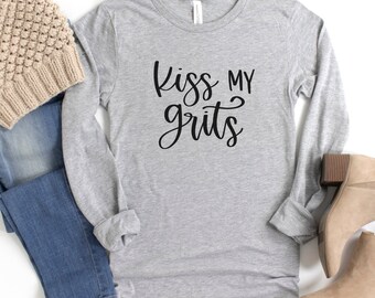 Kiss My Grits Quote - Etsy