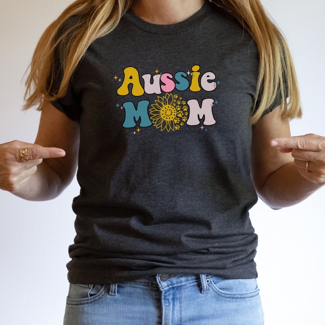 Australian Shepherd Dog Mom Shirt, Aussie Lover Dog Person Gift, Dog ...