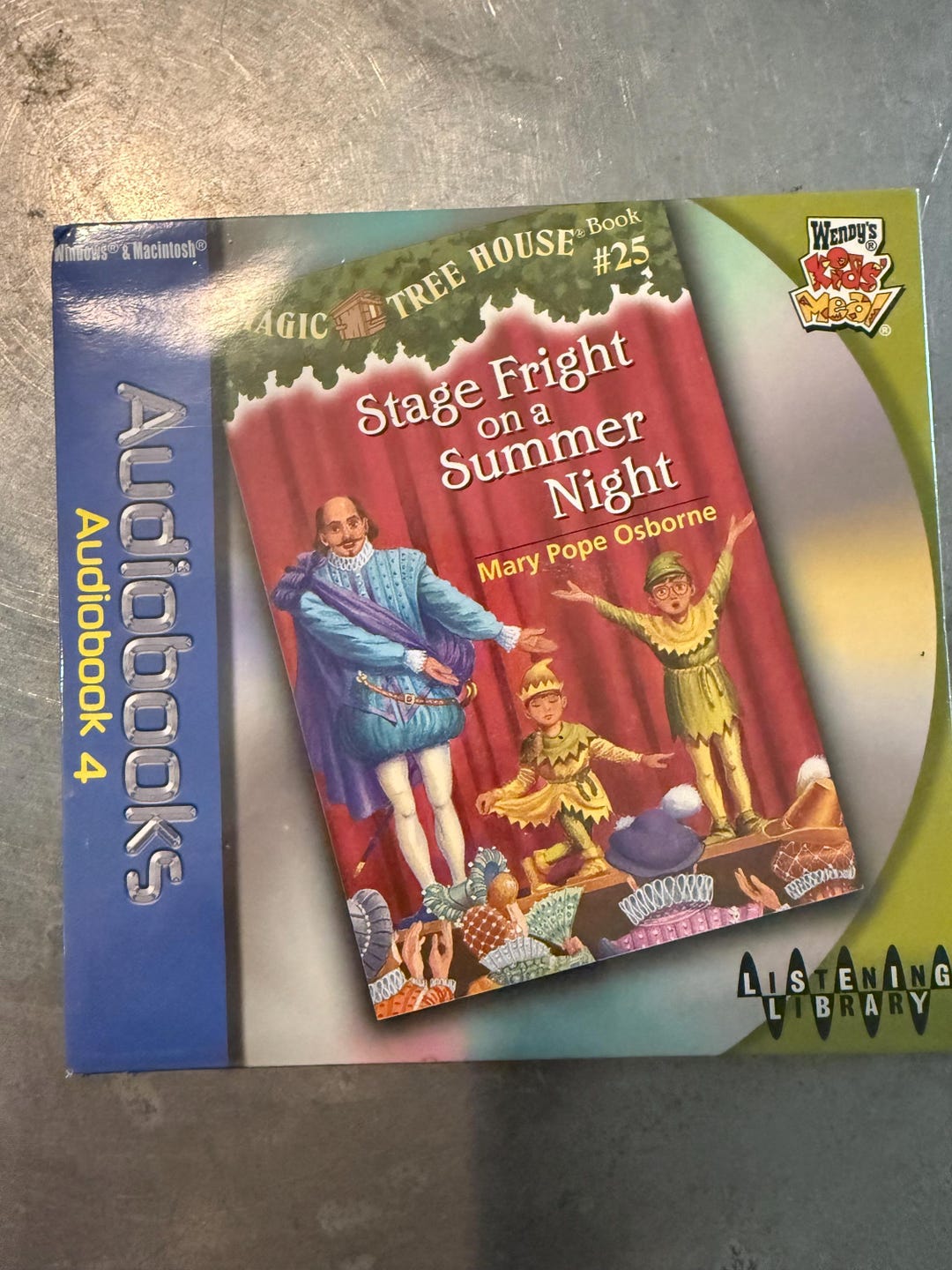 Wendy’s Kids Meal Toy – Magic Tree House Audiobook #25 “stage Fright on ...
