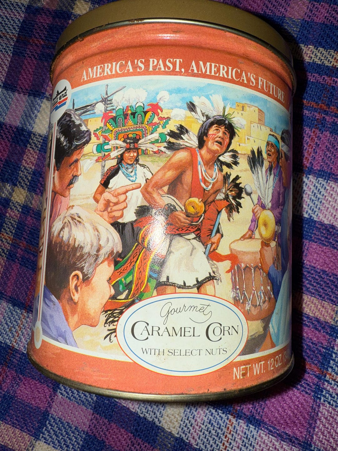 Trails End Popcorn Tin