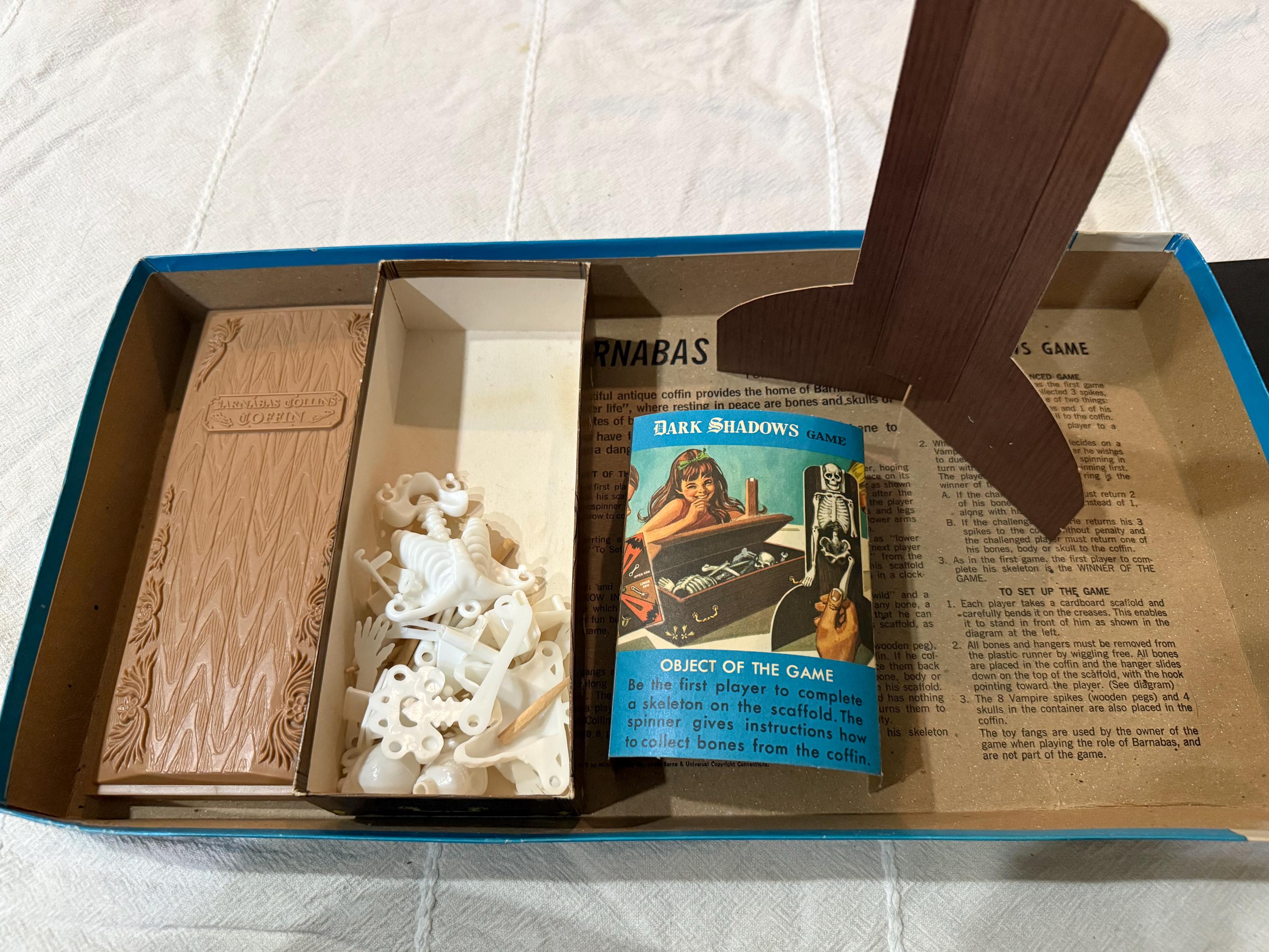 Barnabas Collins Dark Shadows Game Vintage 1969 Incomplete Set - Etsy