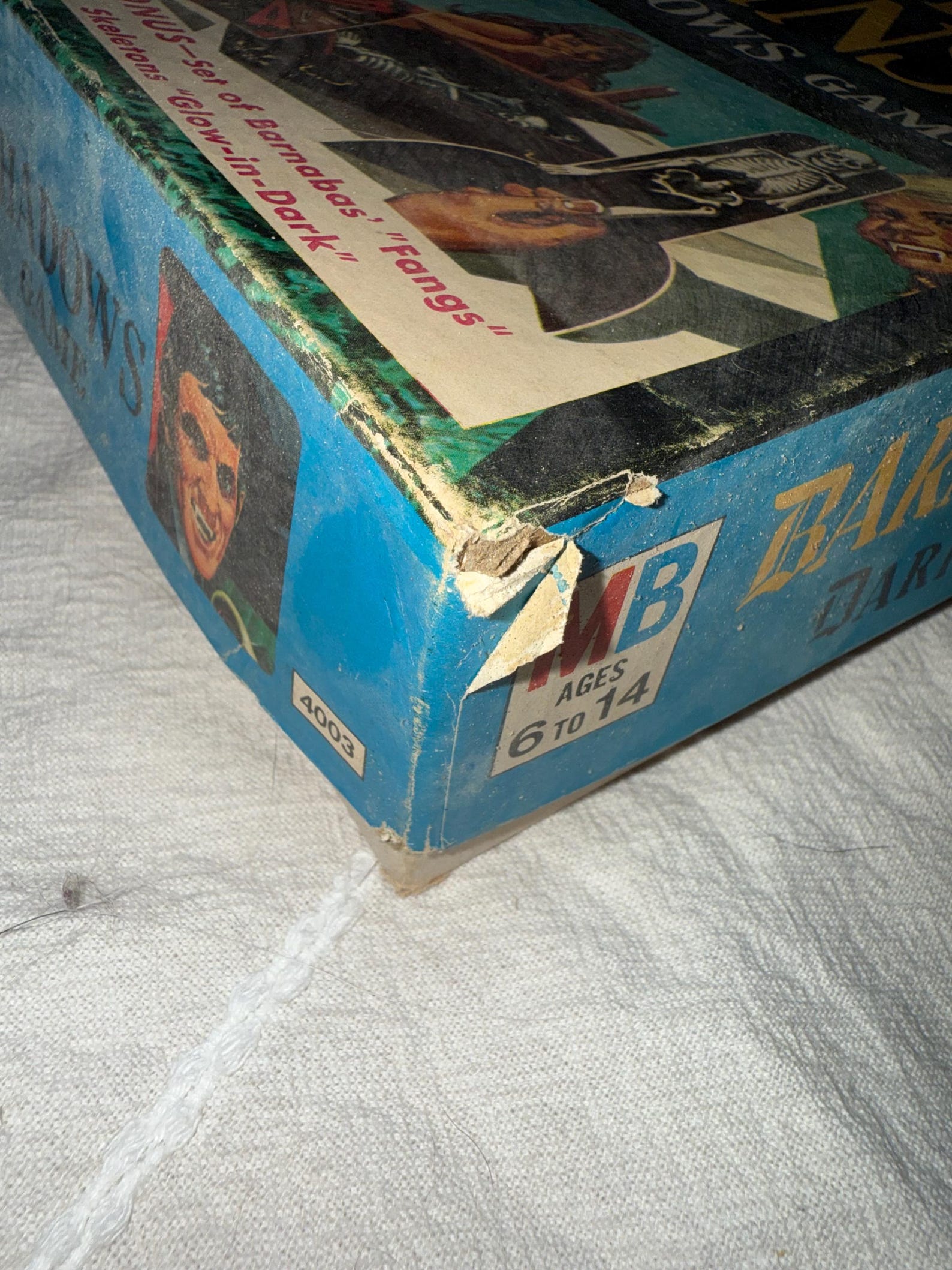 Barnabas Collins Dark Shadows Game Vintage 1969 Incomplete Set - Etsy