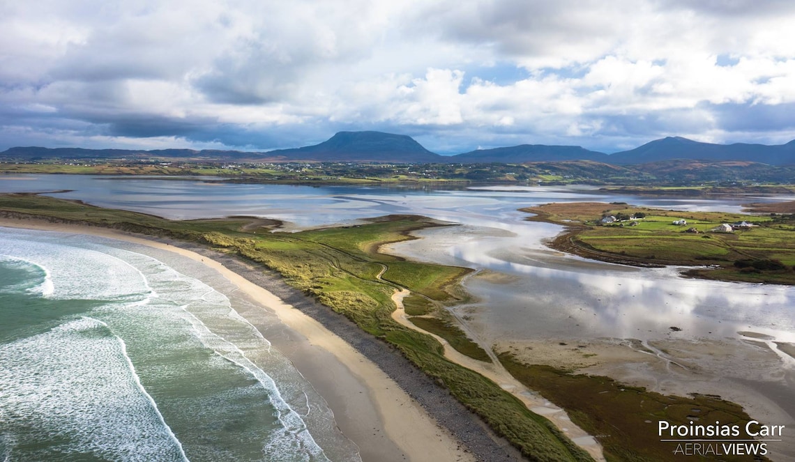 Magheroarty Beach, Co. Donegal With Muckish Mountain in the Distance ...