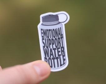 Emotional Water Bottle Sticker - Etsy