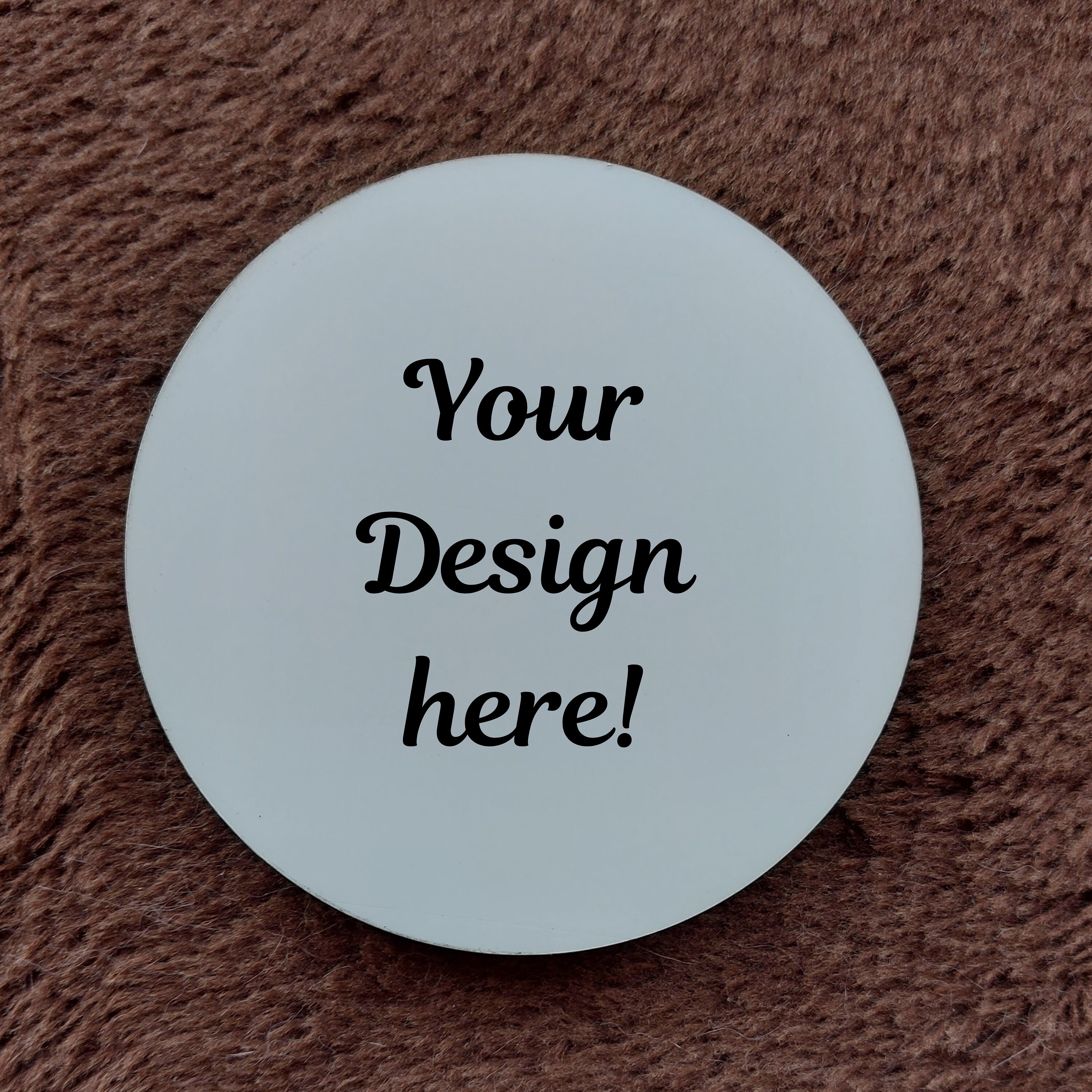 Sublimation Coaster / Round Coaster / Custom Acrylic Coaster / Acrylic ...