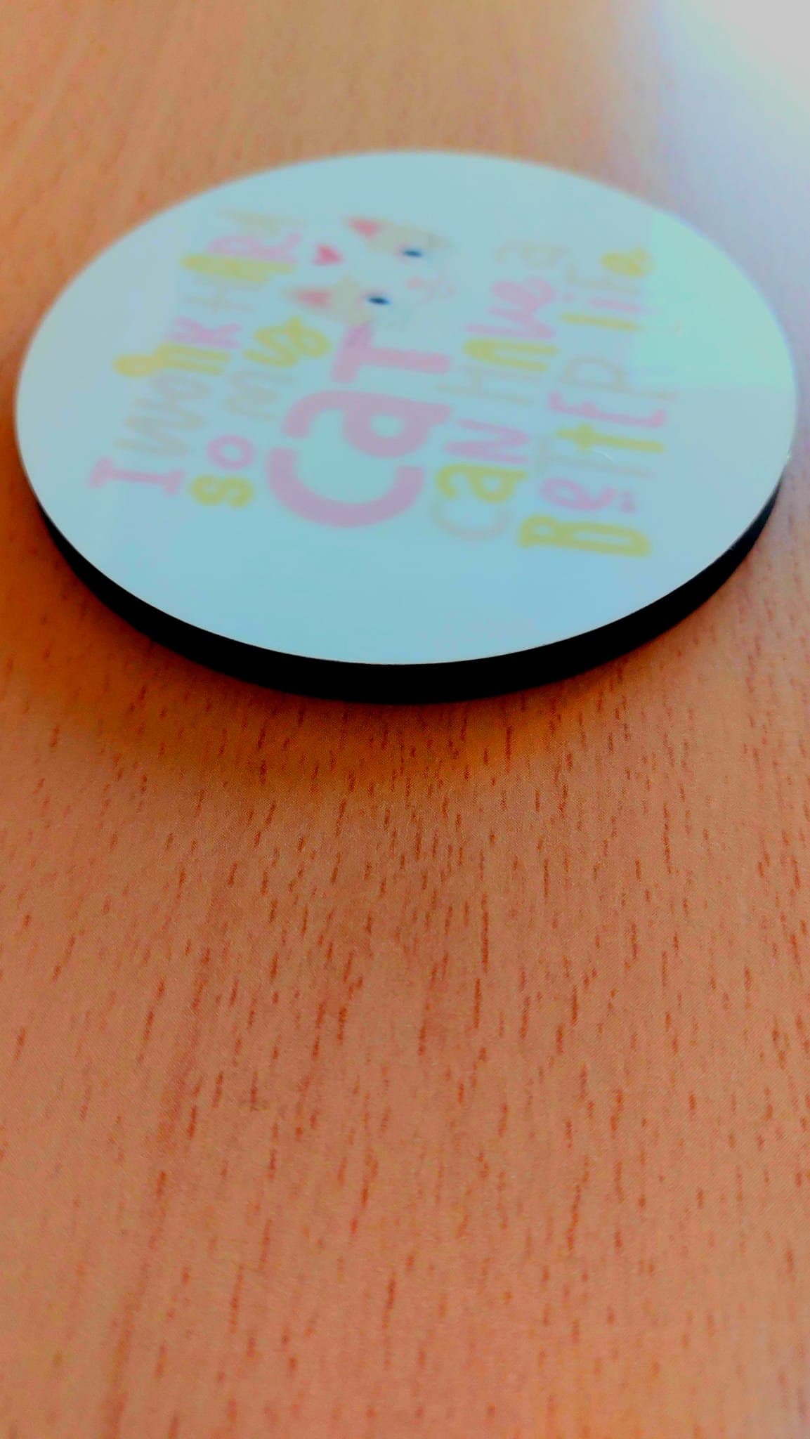 Sublimation Coaster / Round Coaster / Custom Acrylic Coaster / Acrylic ...