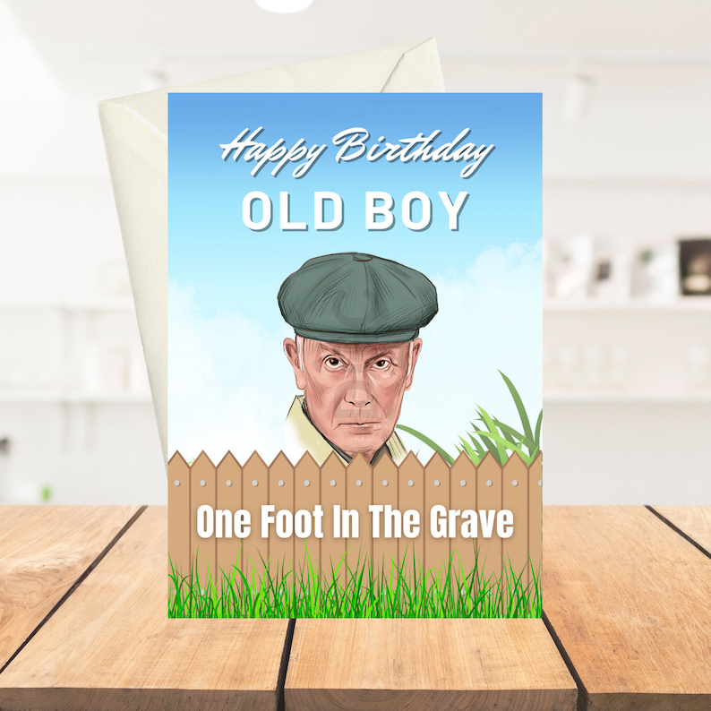 Victor Meldrew Birthday Card Old Man Greeting Card Dad Grandad Old Git ...