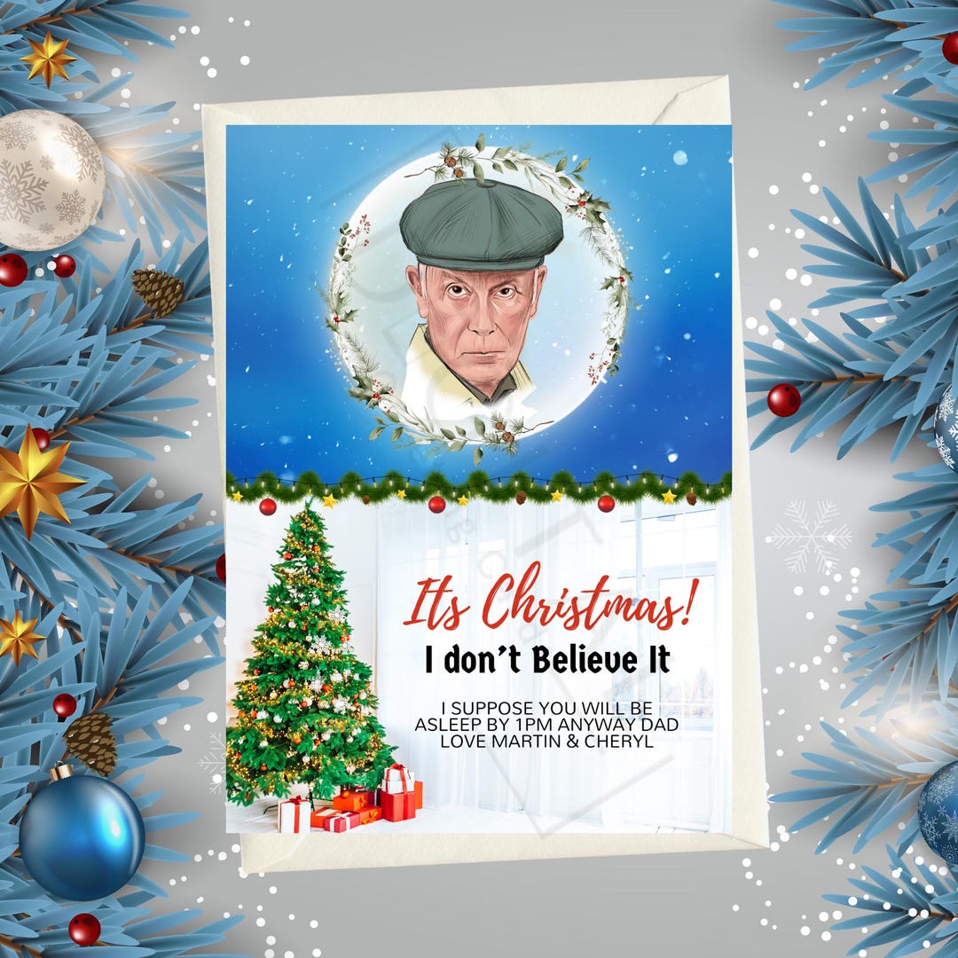 Victor Meldrew Christmas Card Funny Christmas Card for Relatives Dad ...