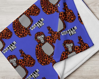 Gorilla Tag Blanket - Etsy