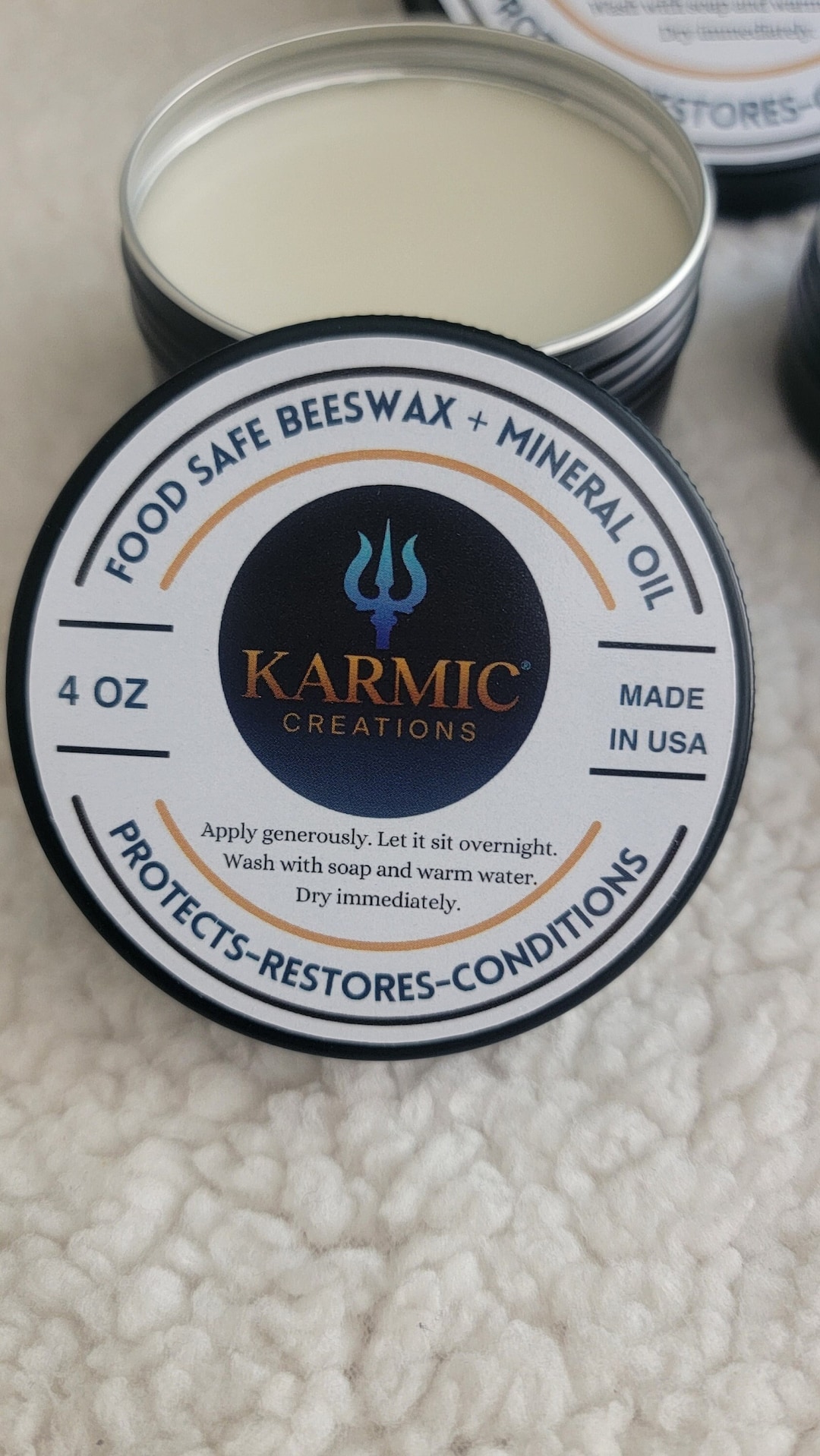 Food Grade Cutting Board Wax. Beeswax Wood Conditioner - Etsy