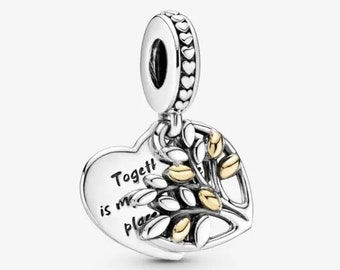 Two Tone Family Tree Heart | Etsy