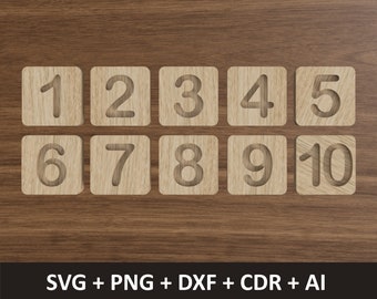 Wooden Number Blocks 1-100,counting Blocks,educational Number ...