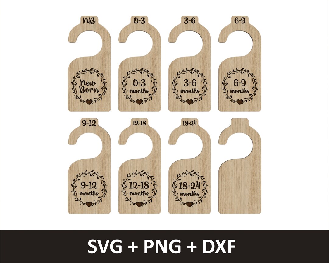 Baby Closet Dividers for Laser | Digital Cut File | Glowforge Cricut ...