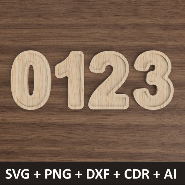 Decorative Number - Etsy