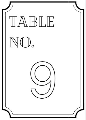 Printable Table Guest Cards - Etsy