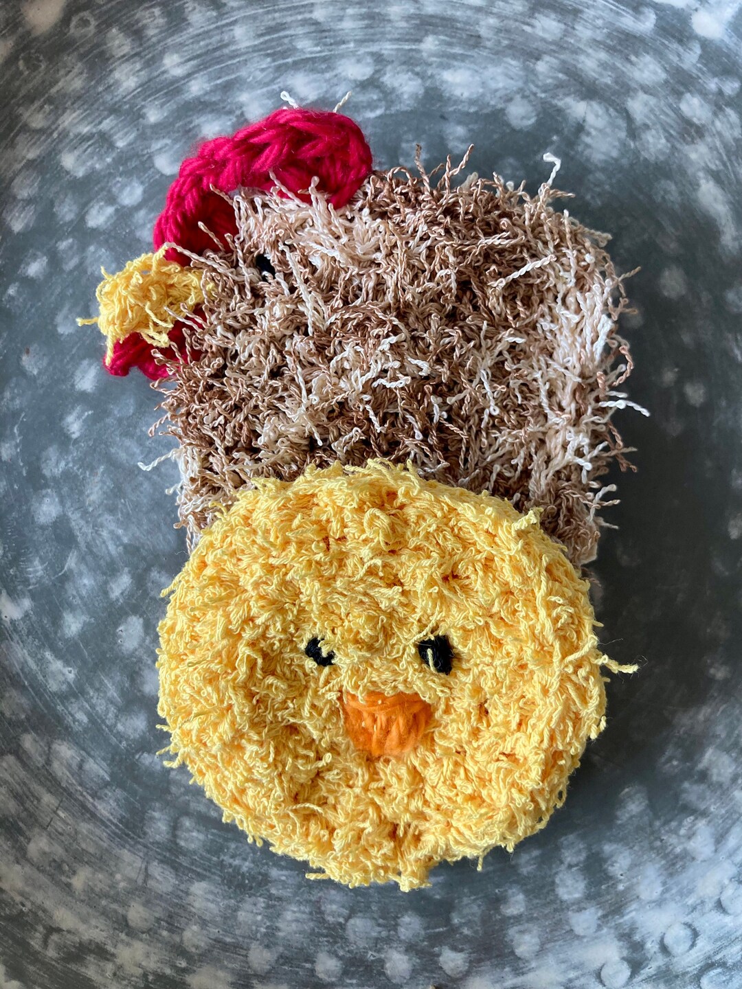 Crocheted Mini Kitchen Scrubbies for Kids - Etsy