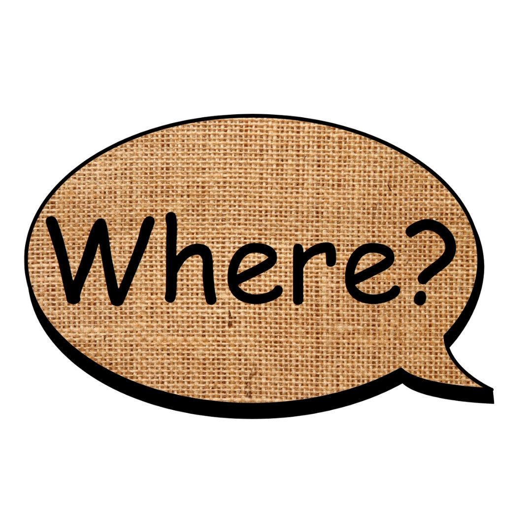 Hessian Question Words Display Posters - Etsy UK