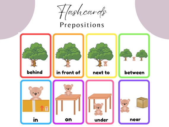 Prepositions Of Place Classroom