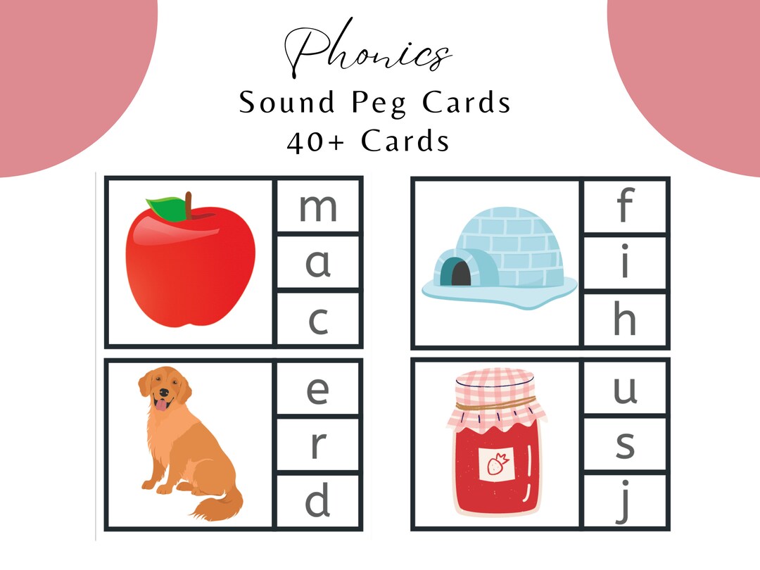 Initial Sounds Peg Cards - Etsy
