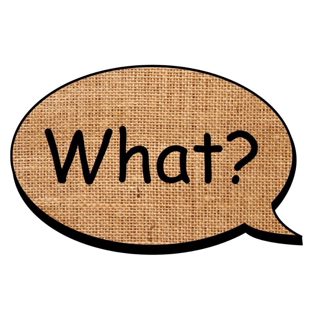 Hessian Question Words Display Posters - Etsy UK