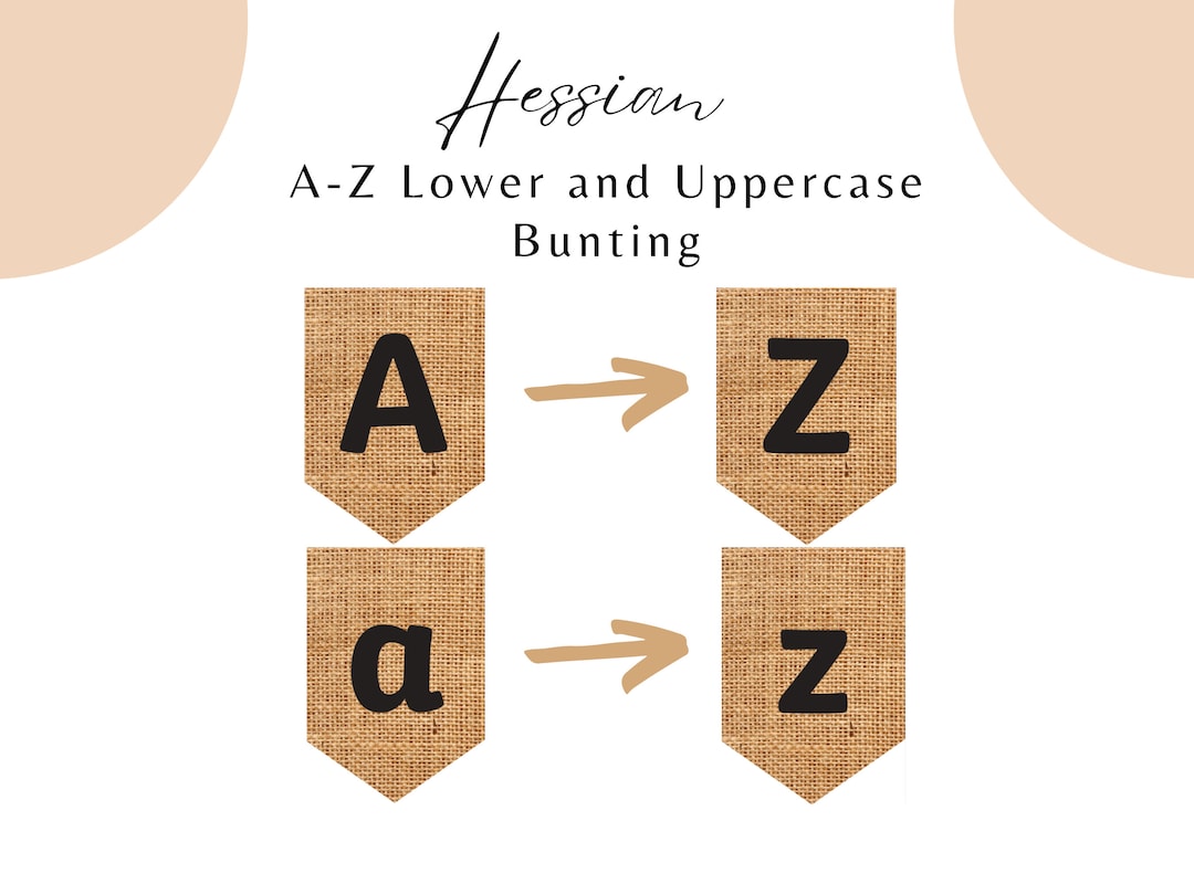 Hessian Bunting Lettering Classroom Display Headers - Etsy