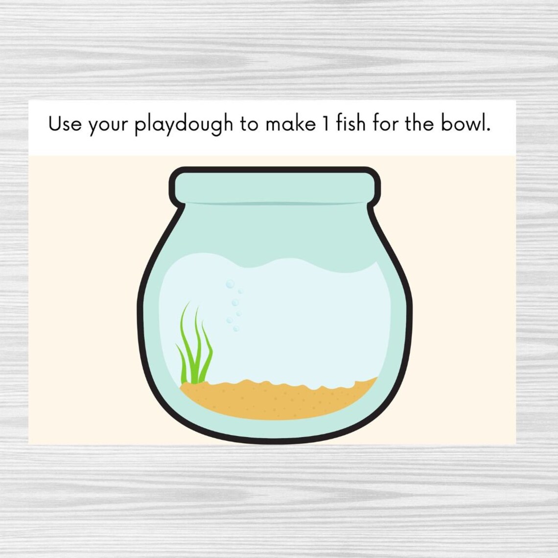 Play Doh Mats Counting Visual Cards Printable Play Dough - Etsy