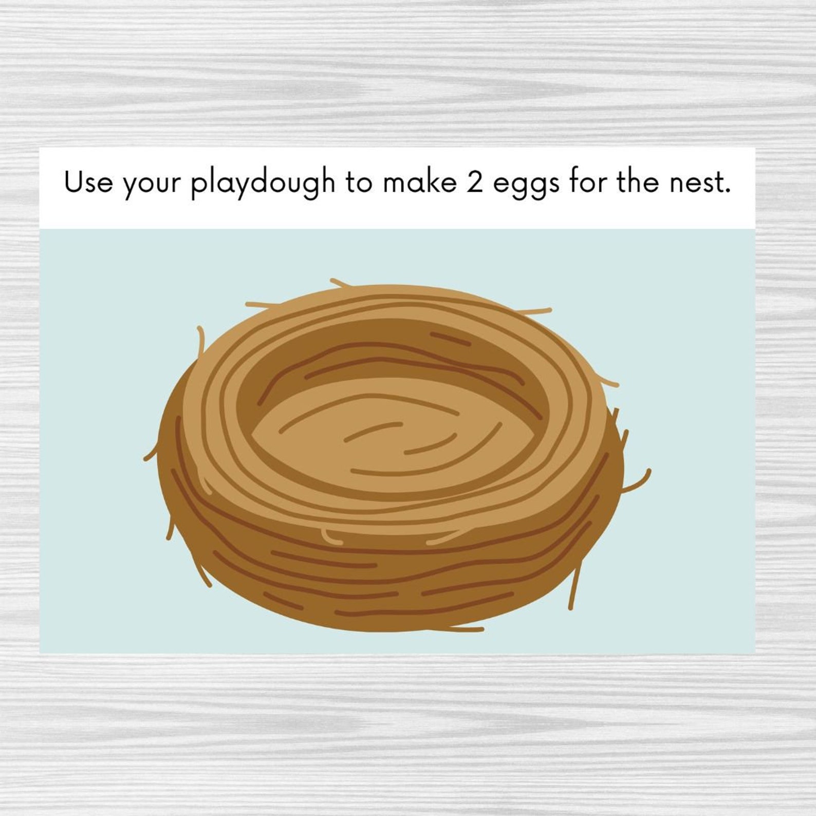 Play Doh Mats Counting Visual Cards Printable Play Dough - Etsy