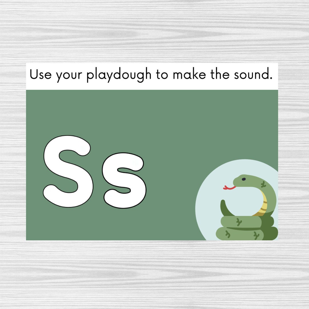 SATPIN Playdough Mats Play Doh Printable Toddler Activities - Etsy