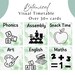 Botanical Natural Visual Timetable,daily Activities, Plan Routine ...