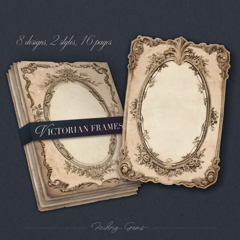 Victorian Borders - Etsy