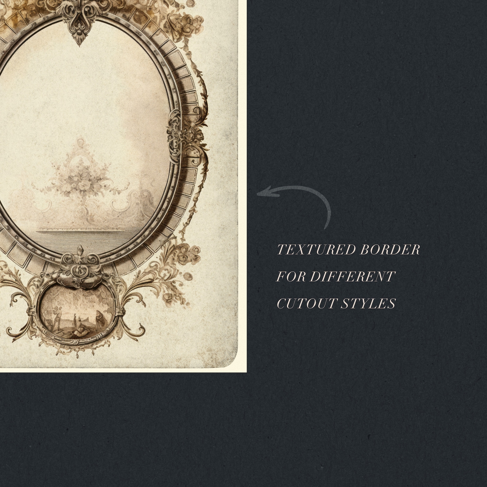 Rococo Frames II Decorative Cartouche With Ornate Borders - Etsy