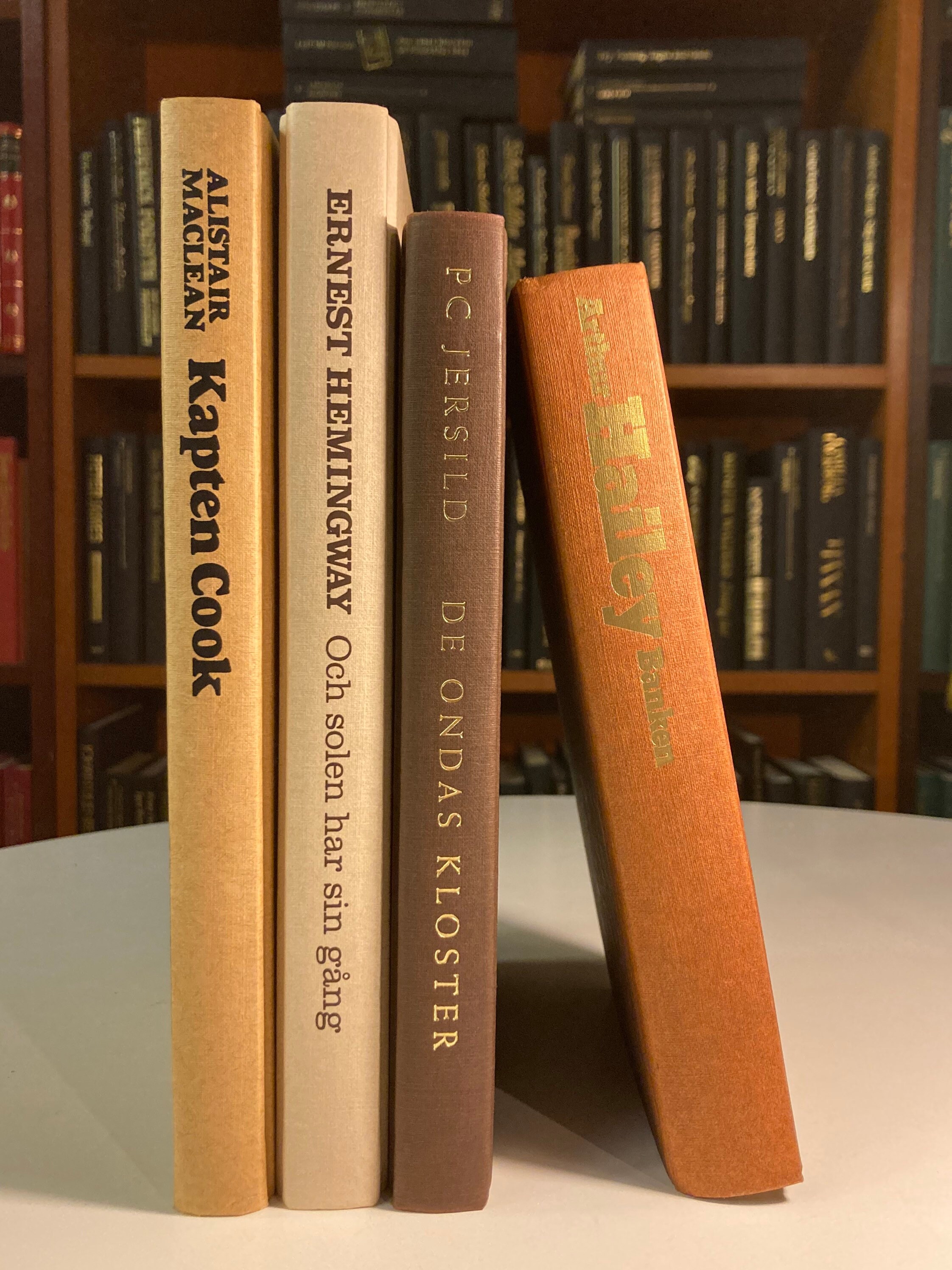 Brown Book Stack | Swedish Decorative Books | Real Hardback - Etsy