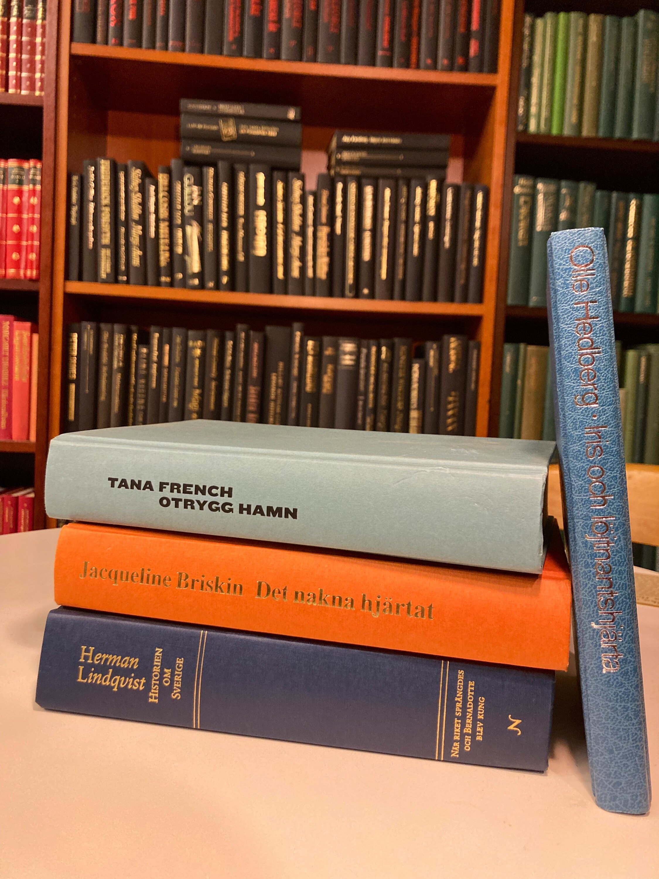 Blue/orange Book Stack | Swedish Decorative Books| Real Hardback - Etsy