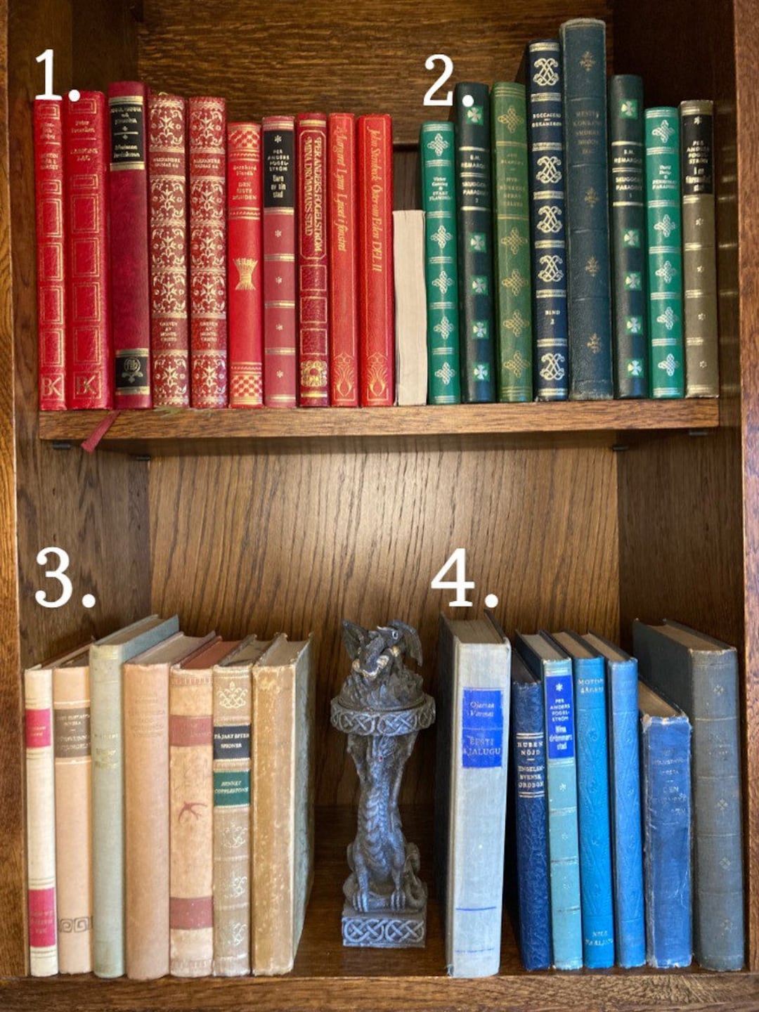 Harry Potter Inspired Book Stacks | Hogwart Houses Inspired Book Stack ...