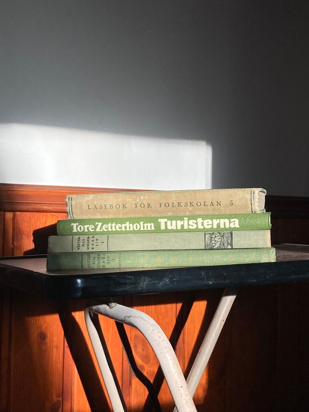 Green Book Stack | Swedish Decorative Books | Real Hardback Books - Etsy