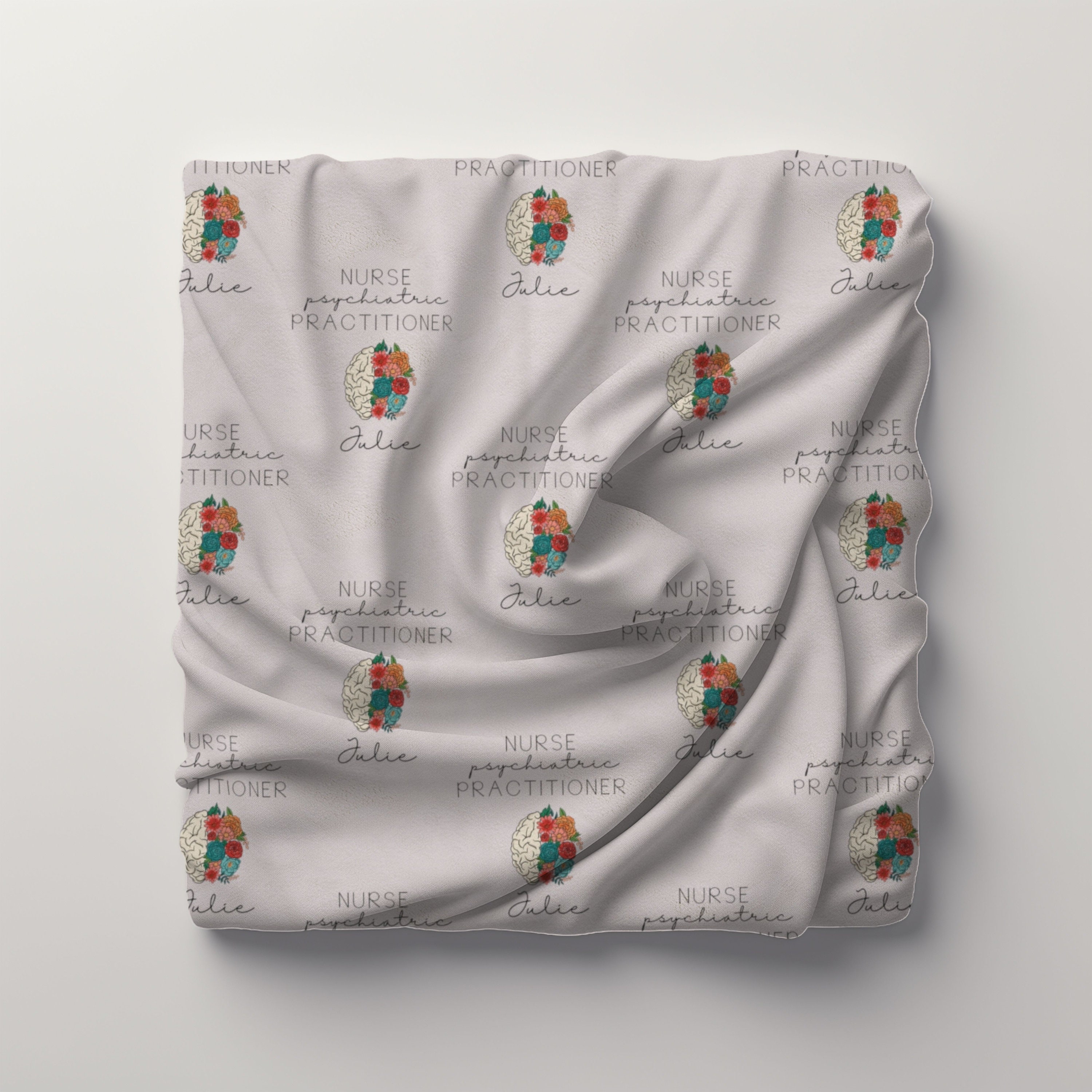Custom Psychiatric NP Blanket – Personalized Mental Health Nurse Gift ...