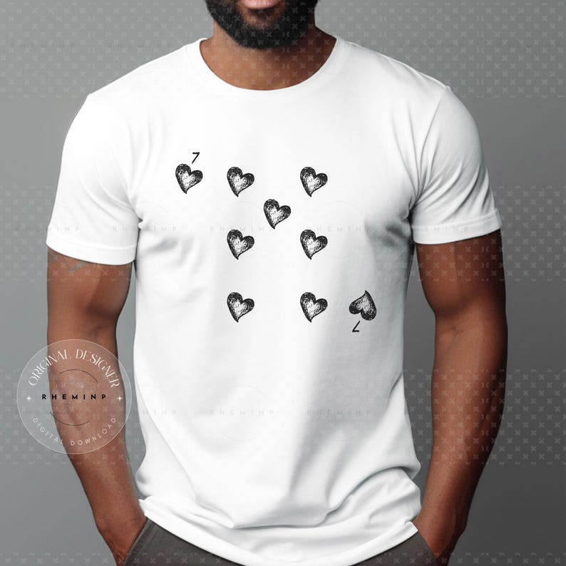 67 Hearts PNG for Couples | 6 7 Card Hearts PNG Bundle | Matching ...