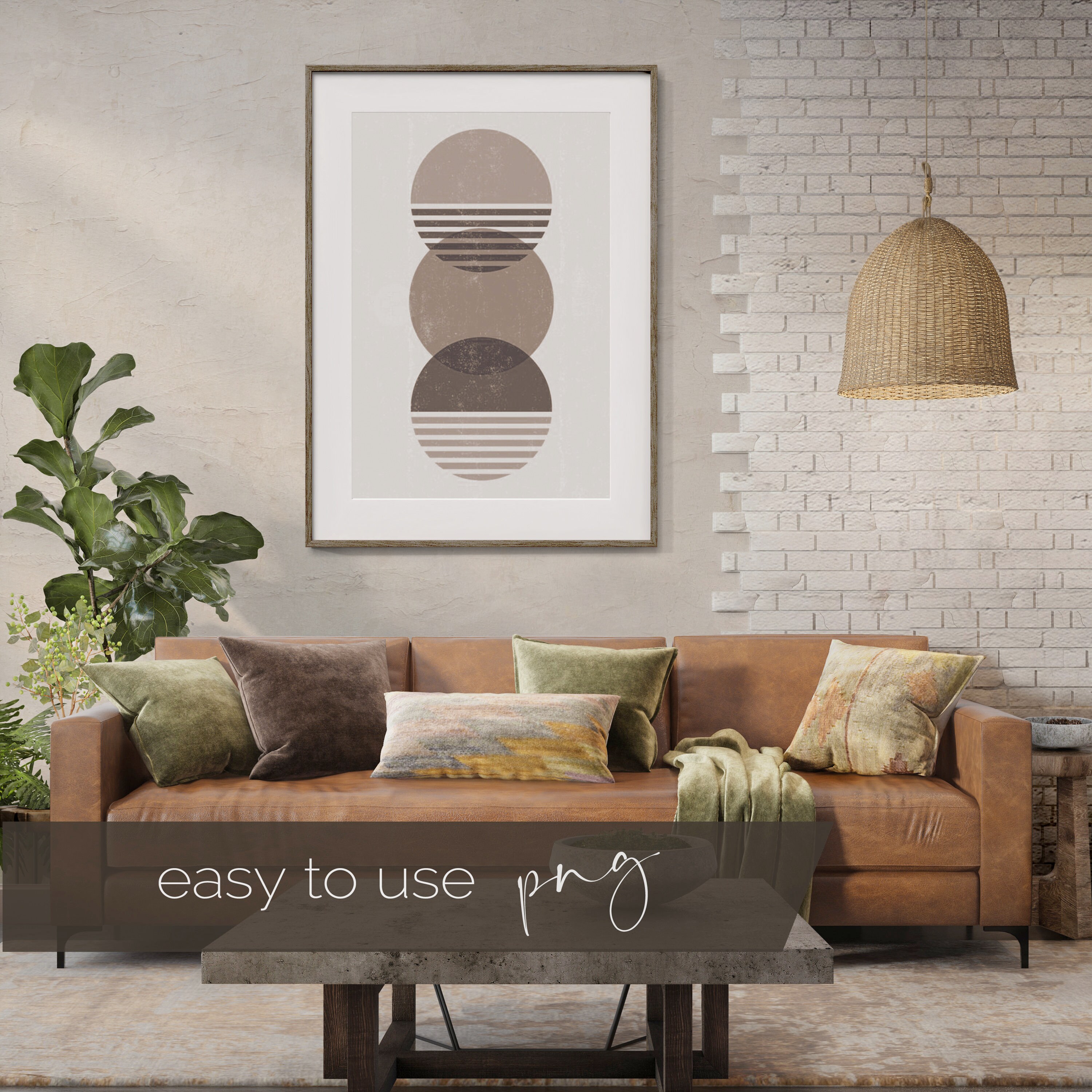 Farmhouse Mockup Bundle Rustic Poster Frame Variety Casual Styled ...