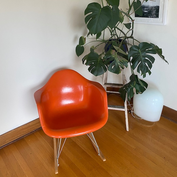 Orange Eames Chair - Etsy