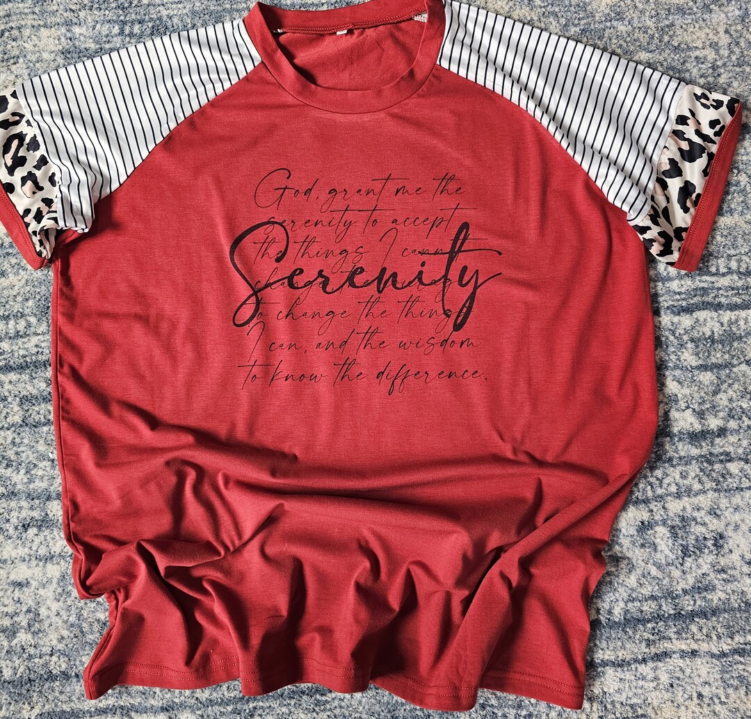 Stand Out in Style With Our Custom Red Tee! Cheetah Print Sleeves and ...