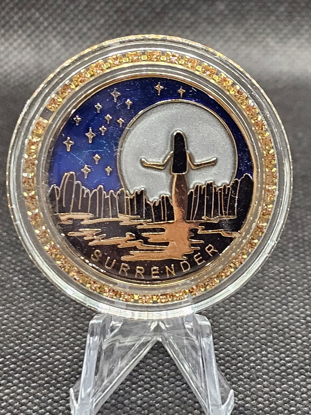 12 Steps Recovery Medallion, Token, AA, NA, Sobriety, Inspirational ...