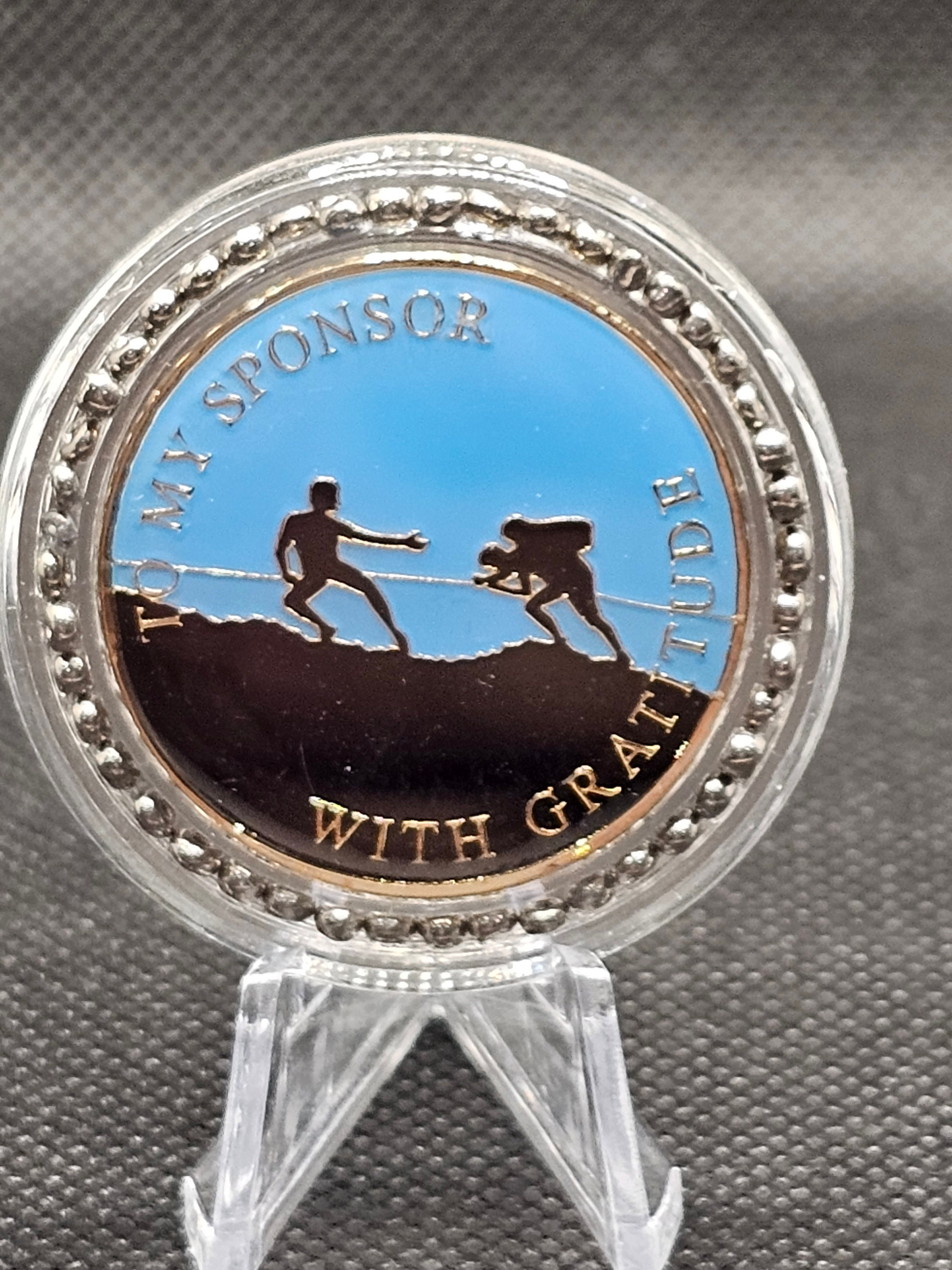 12 Steps, Medallion, Token, AA, NA, Sobriety, Inspirational, Women in ...