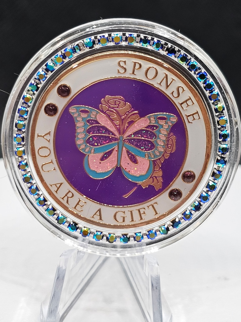 12 Steps Recovery, Medallion, Token, AA, NA, Sobriety, Inspirational ...