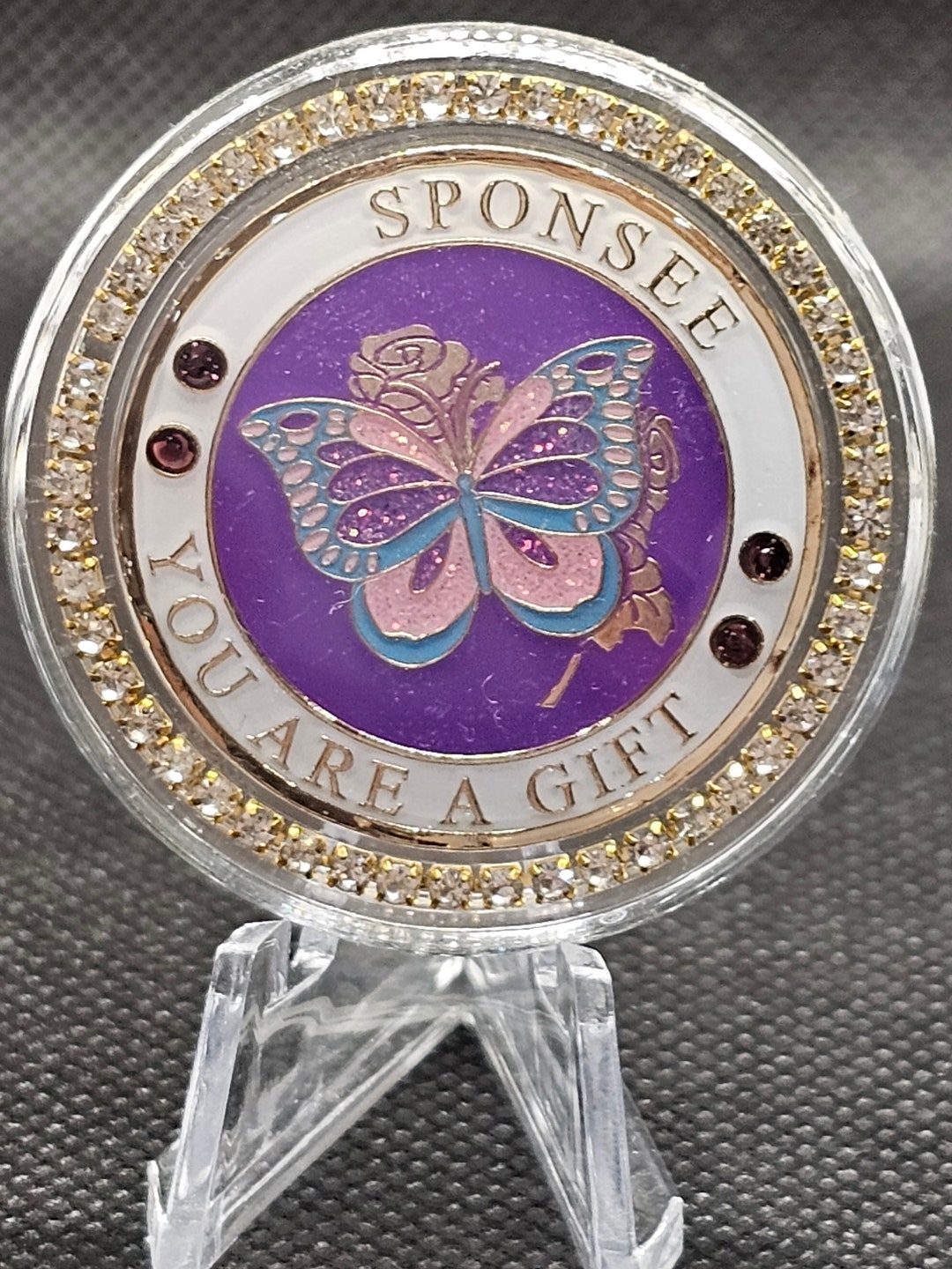 12 Steps Recovery, Medallion, Token, AA, NA, Sobriety, Inspirational ...