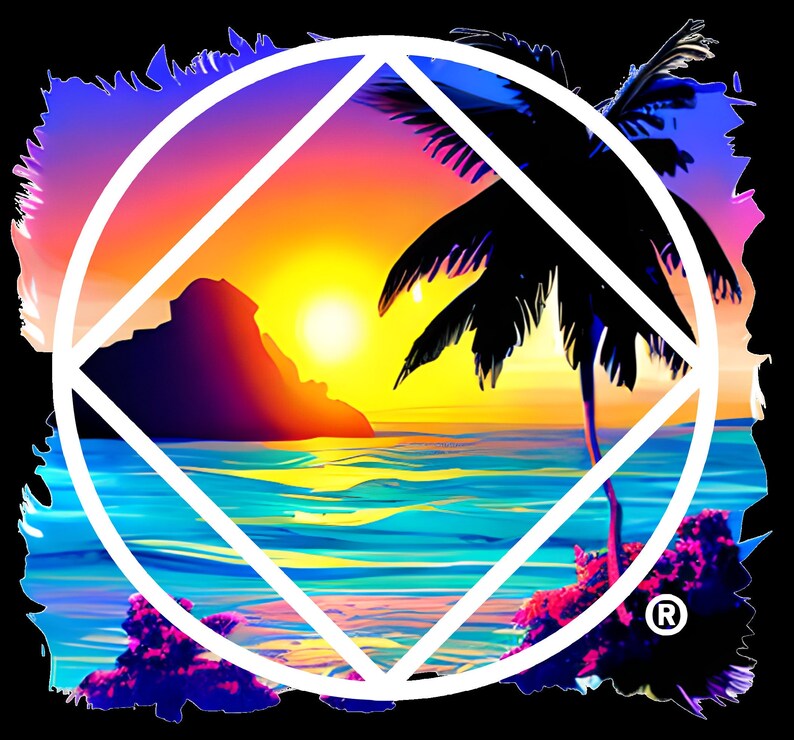 NA Symbol Sticker Variations Clear Background Not Black Decal Narcotics ...