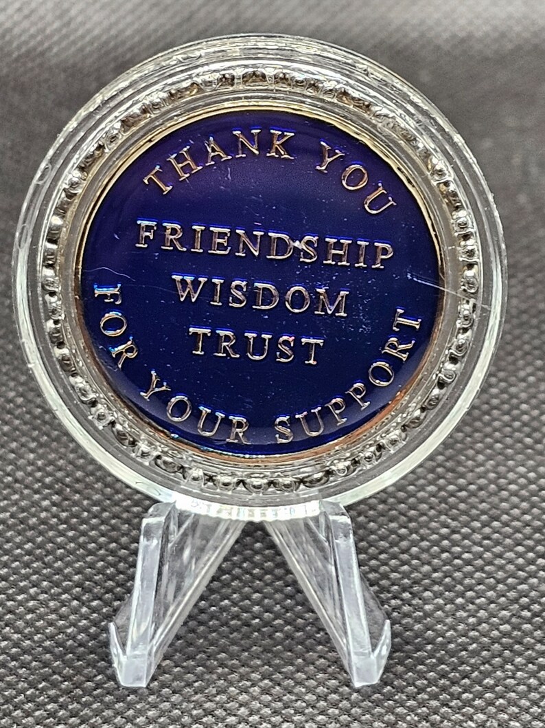 12 Steps, Medallion, Token, AA, NA, Sobriety, Inspirational, Women in ...